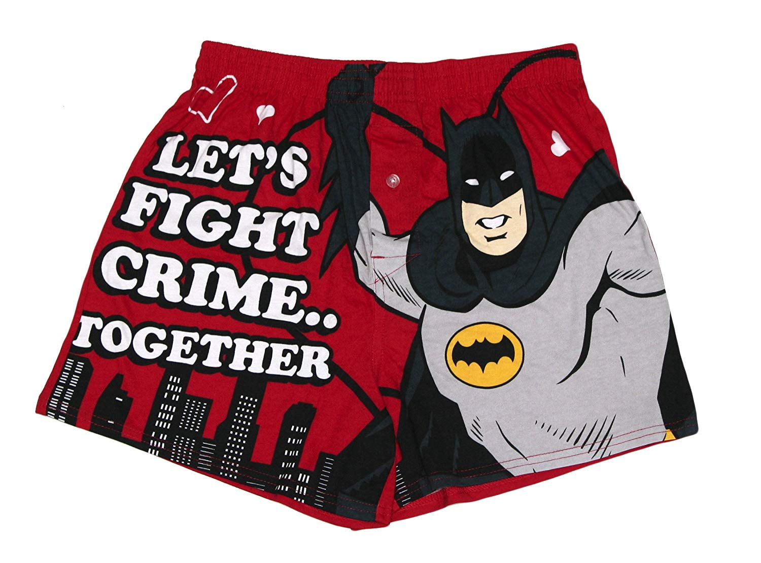 DC Comics Mens DC Comics Batman Fight Crime Together Boxer Shorts (Medium) - Walmart.com