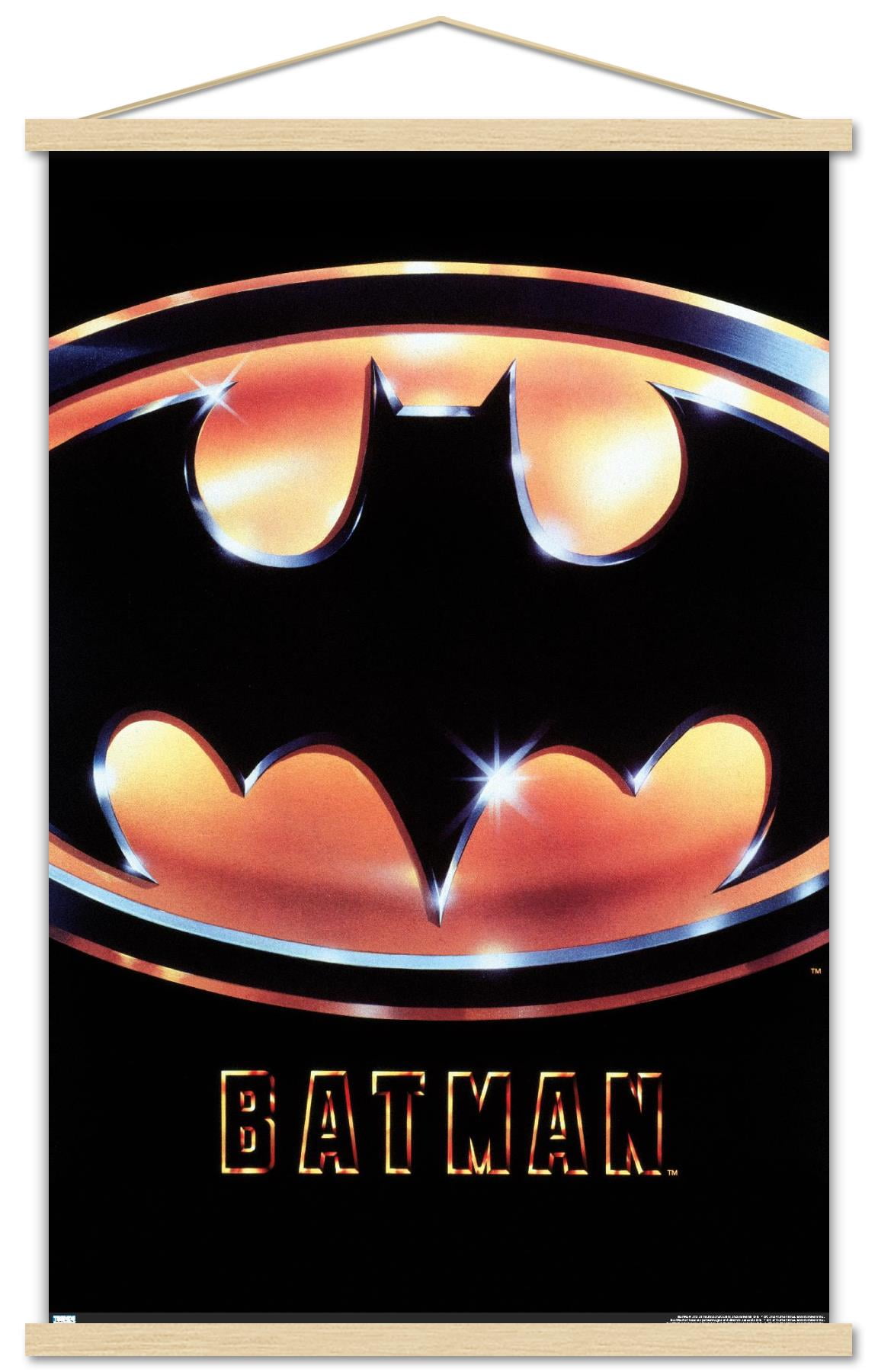 DC Comics Movie Batman (1989) - Logo One Sheet Wall Poster with ...