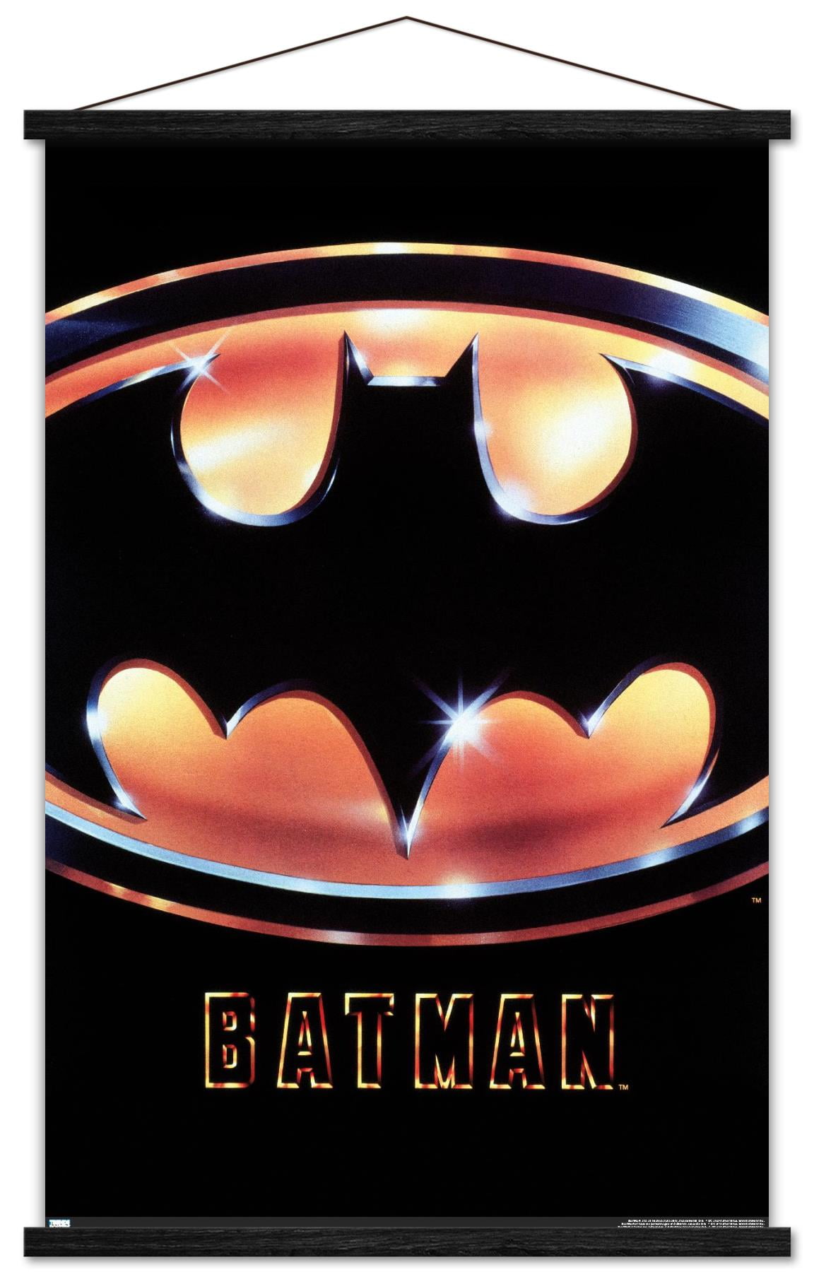 DC Comics Movie Batman (1989) - Logo One Sheet Wall Poster with ...