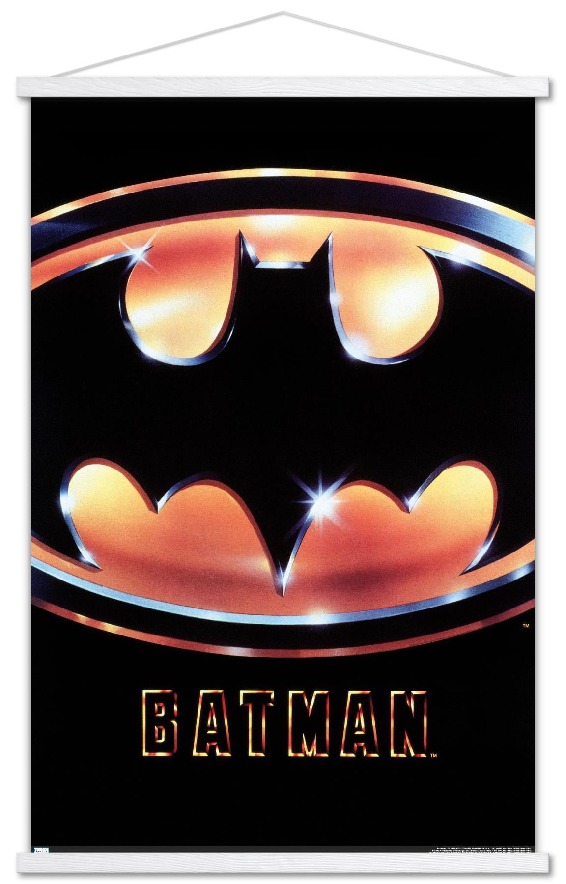 DC Comics Movie Batman (1989) - Logo One Sheet Wall Poster with ...