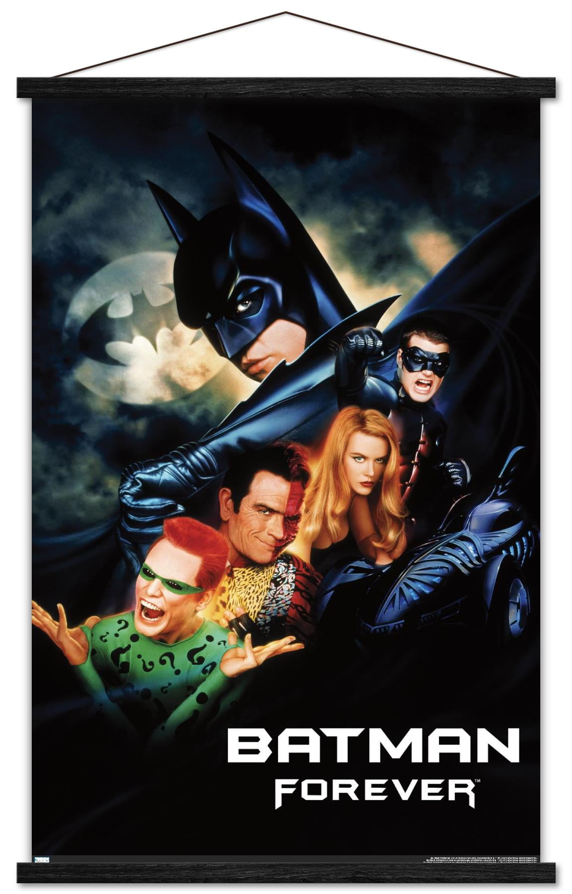 DC Comics Movie Batman Forever - One Sheet Wall Poster with Magnetic ...