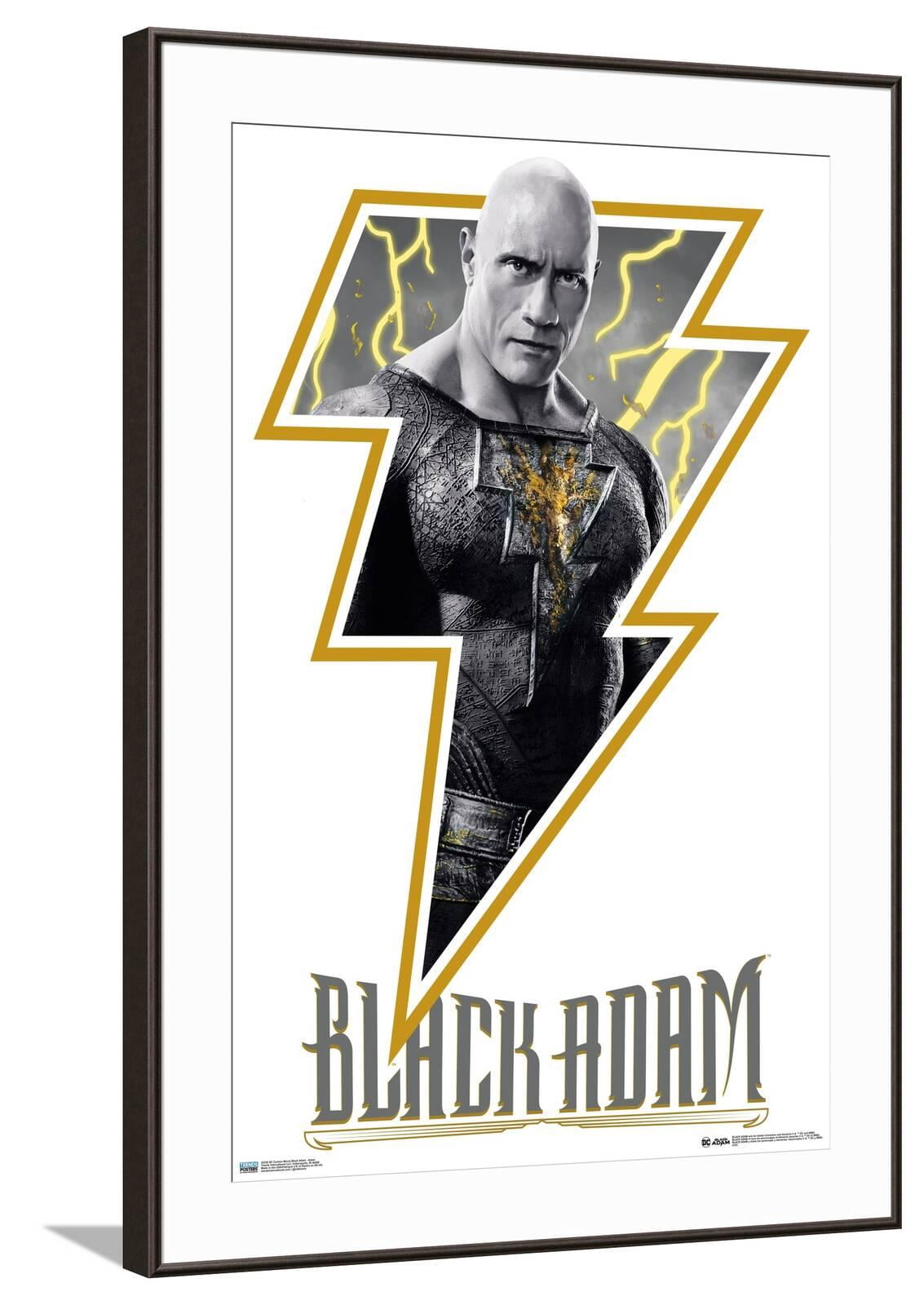 DC Comics Movie Black Adam - Adam Canvas Wall Poster, 22.375" x 34 ...