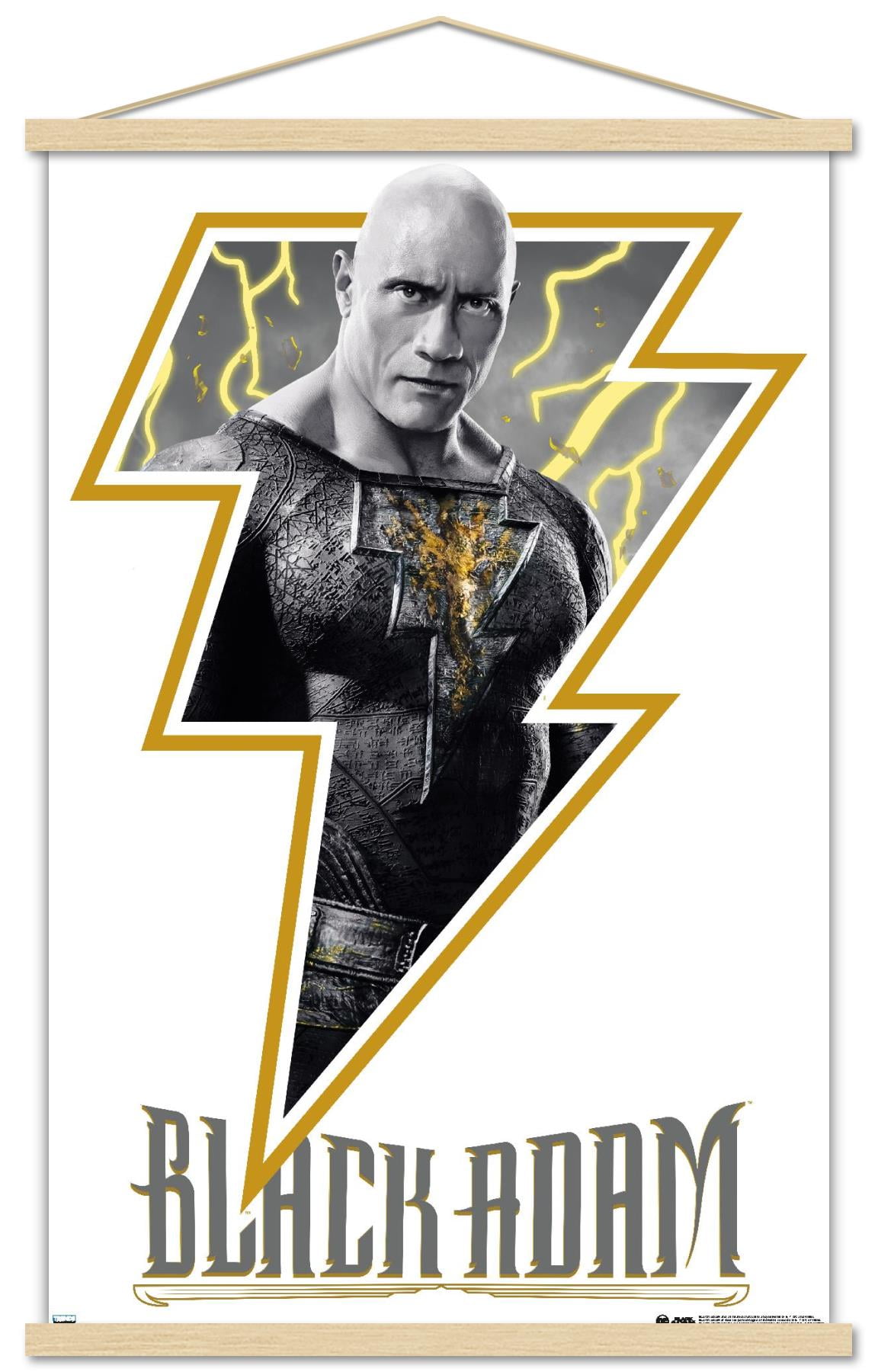 DC Comics Movie Black Adam - Adam Wall Poster with Magnetic Frame, 22. ...
