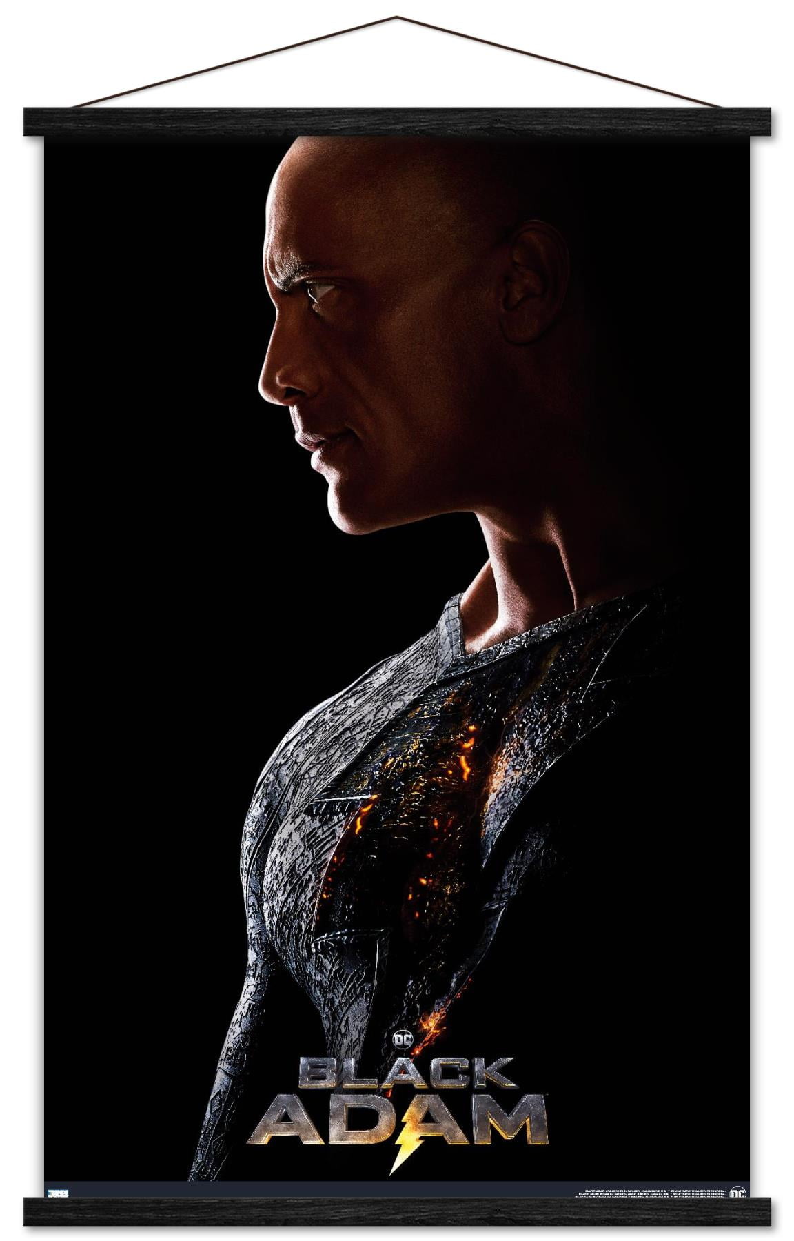 DC Comics Movie Black Adam - Profile One Sheet Wall Poster with ...