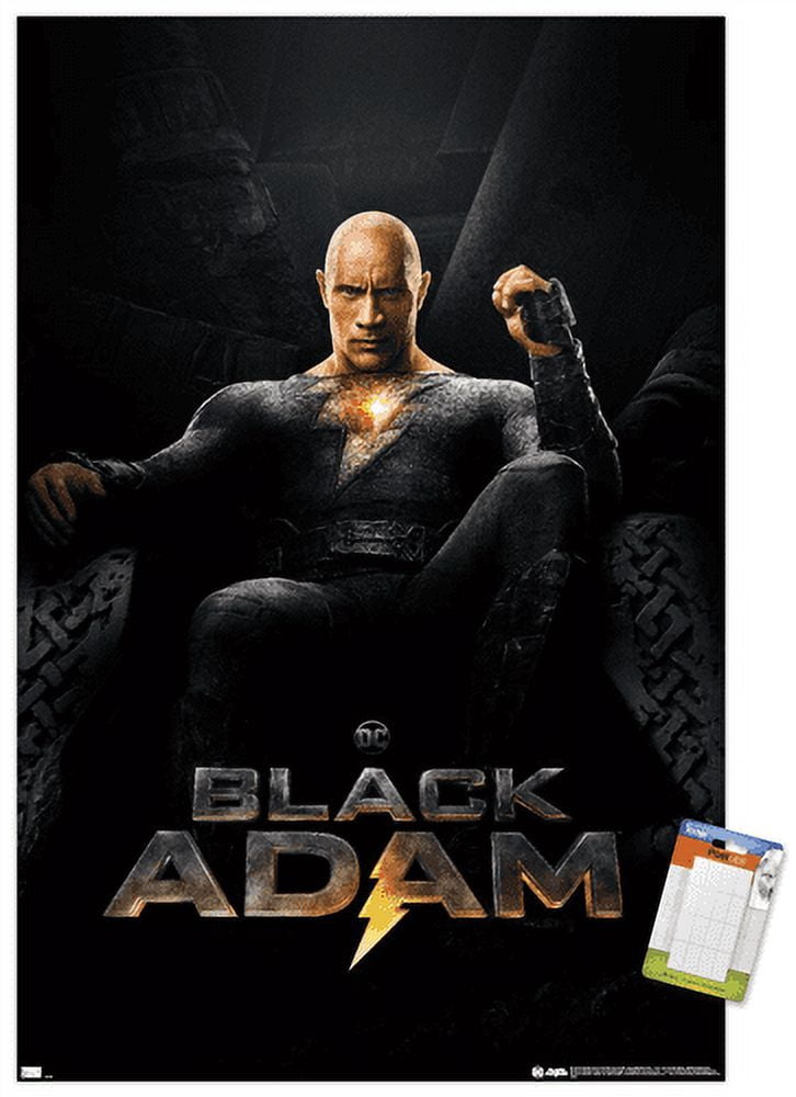 DC Comics Movie Black Adam - Throne One Sheet Wall Poster, 14.725" x 22 ...