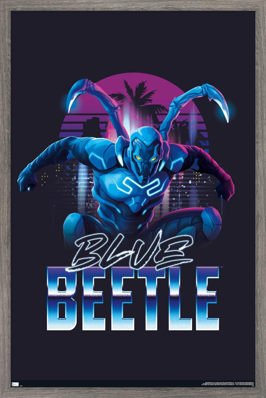 DC Comics Movie Blue Beetle - City Wall Poster, 14.725" x 22.375 ...