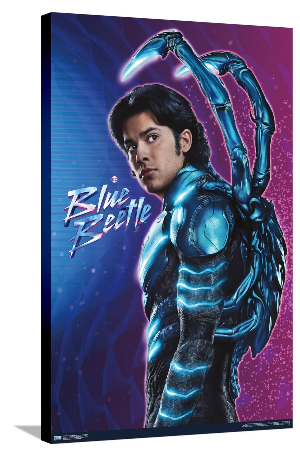 DC Comics Movie Blue Beetle - Jaime Reyes Canvas Wall Poster, 22.375" x ...