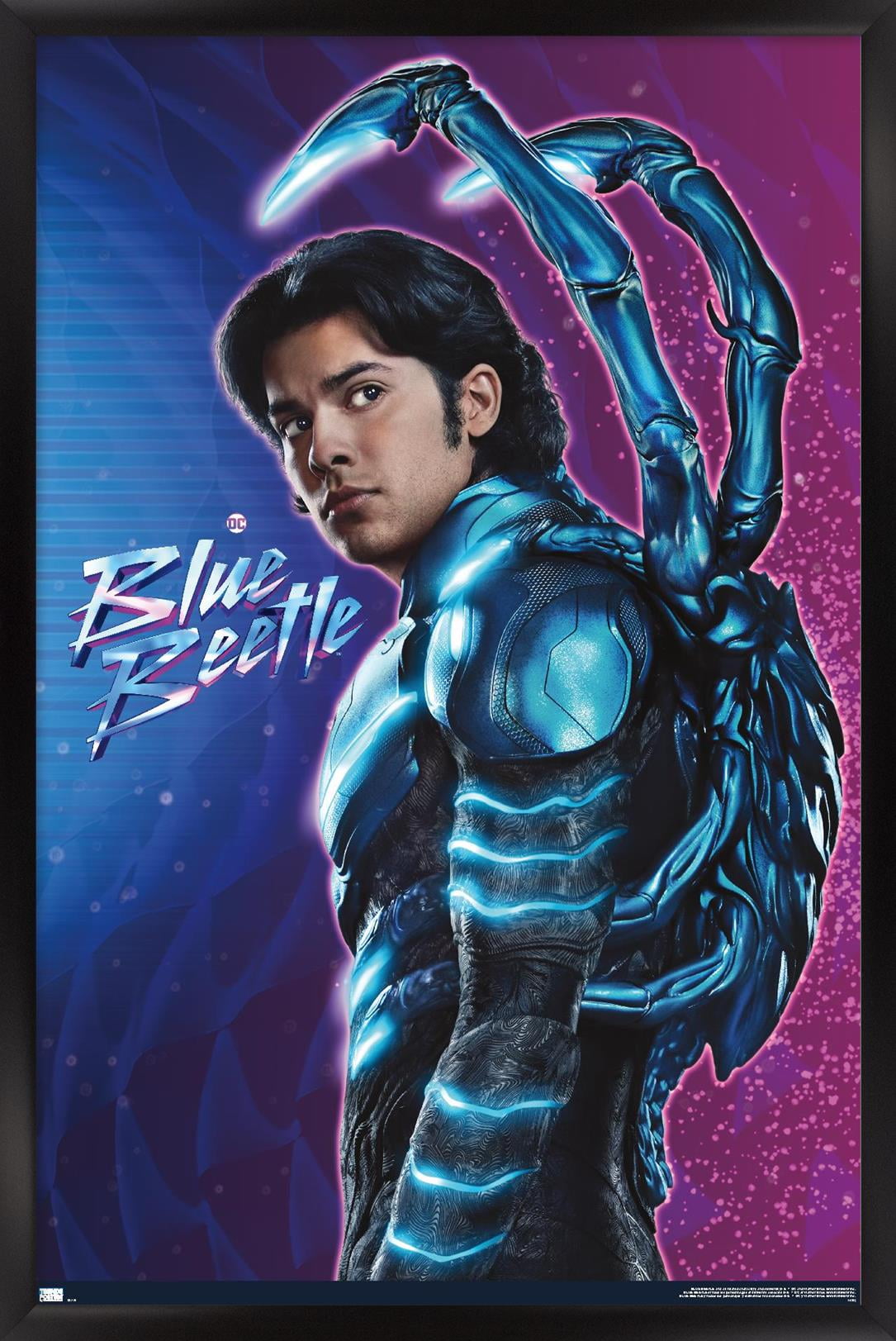 DC Comics Movie Blue Beetle - Jaime Reyes Wall Poster, 22.375" x 34" Framed - Walmart.com