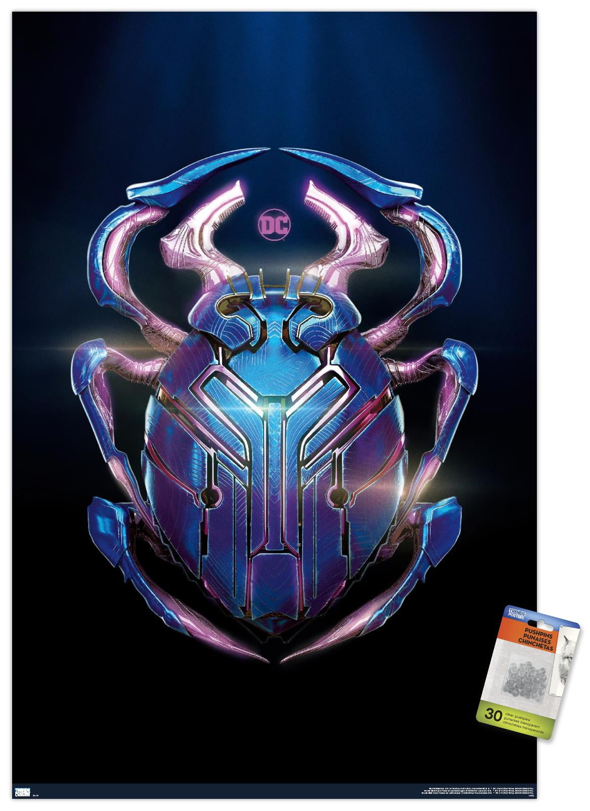 DC Comics Movie Blue Beetle - Scarab Teaser One Sheet Wall Poster with ...