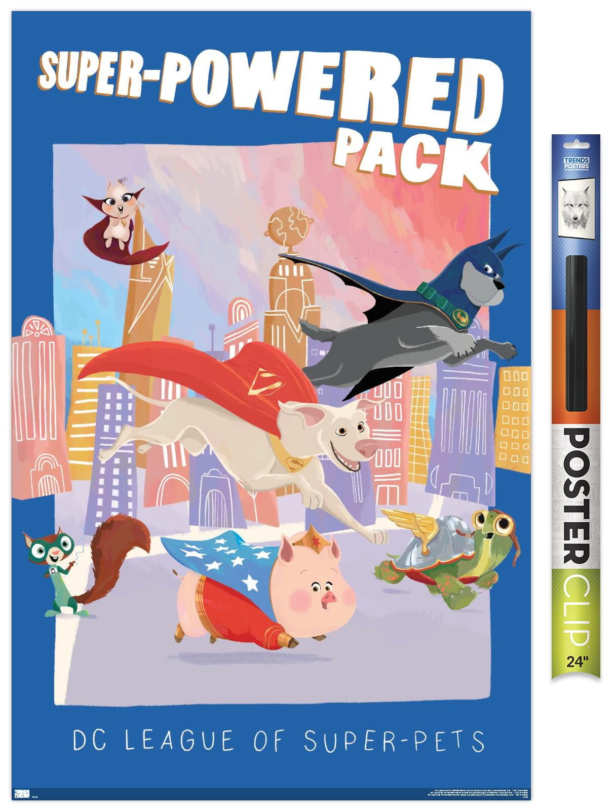 DC Comics Movie DC League of Super-Pets - Super-Powered Pack Wall ...