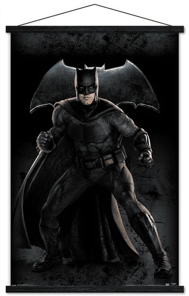 DC Comics Movie - Justice League - Batman Wall Poster with Wooden ...