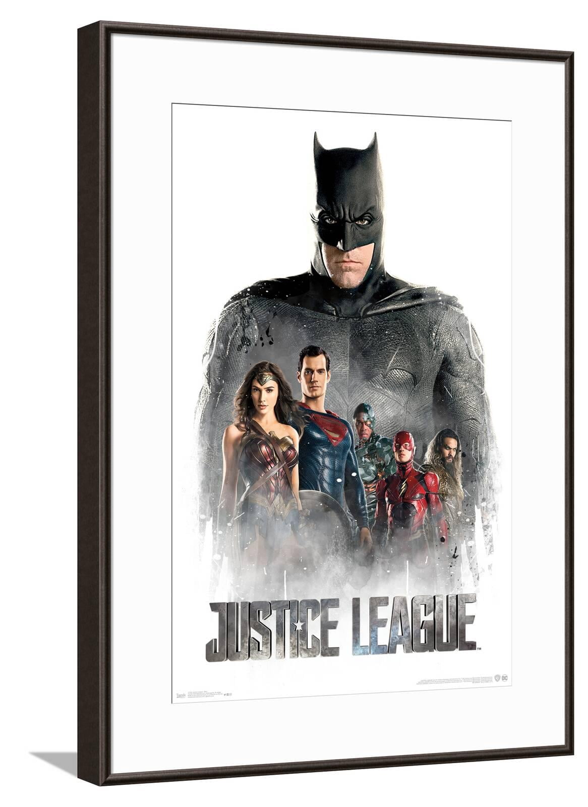 DC Comics Movie Justice League - Characters in Mist Canvas Wall Poster ...