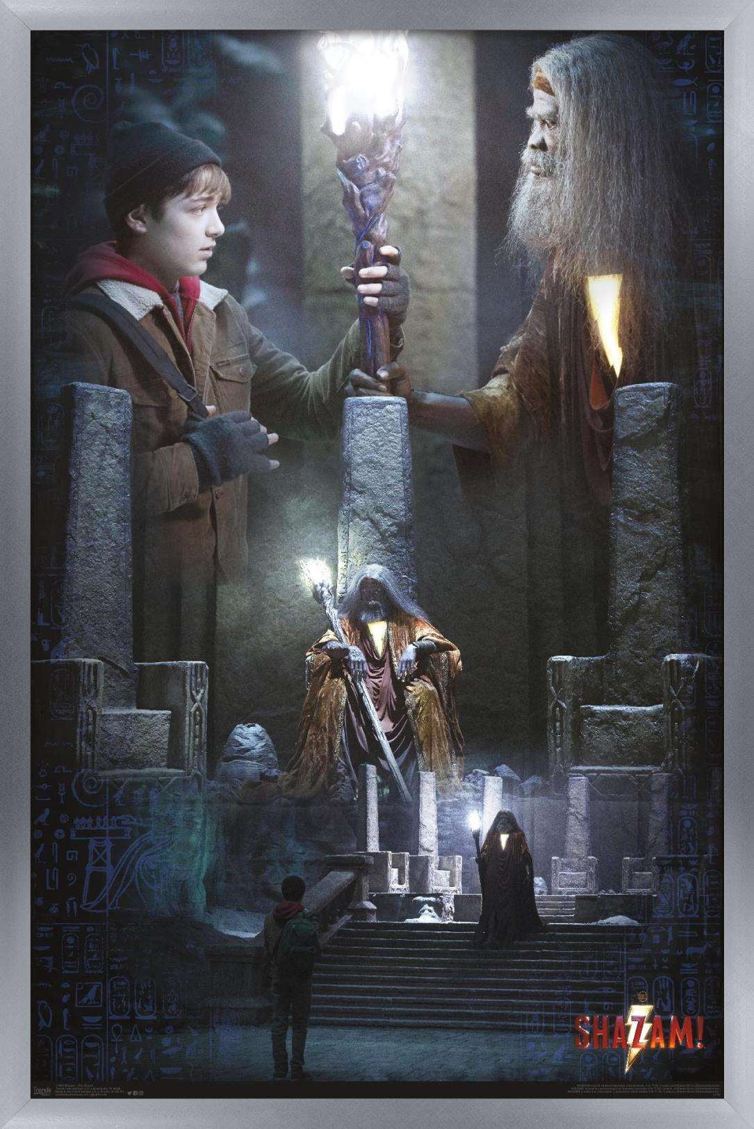 DC Comics Movie - Shazam - The Wizard Wall Poster, 14.725" x 22.375 ...