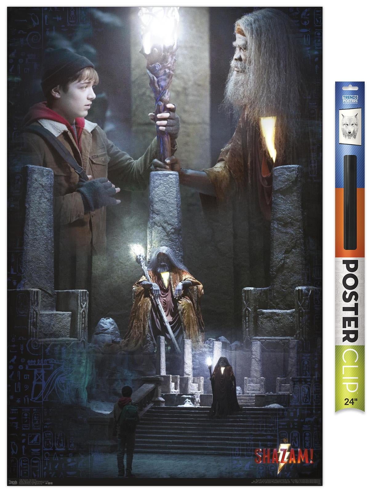 DC Comics Movie - Shazam - The Wizard Wall Poster, 22.375" x 34 ...