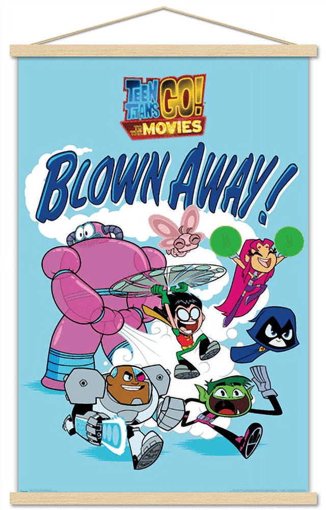 DC Comics Movie - Teen Titans Go! To The Movies - Blown Away Wall ...