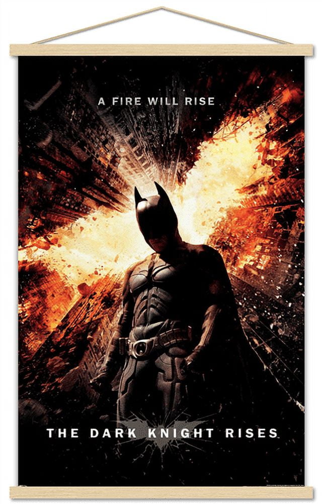 DC Comics Movie - The Dark Knight Rises - One Sheet Wall Poster with ...