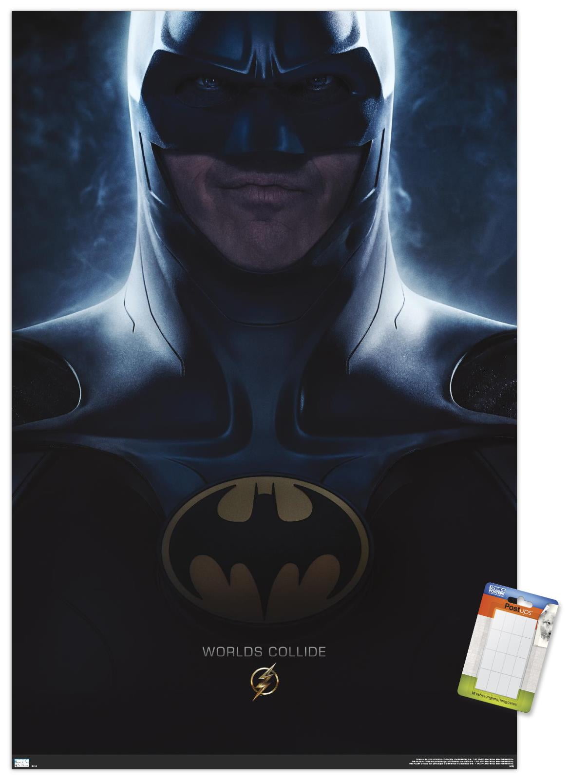 DC Comics Movie The Flash - Batman One Sheet Wall Poster, 14.725" x 22. ...
