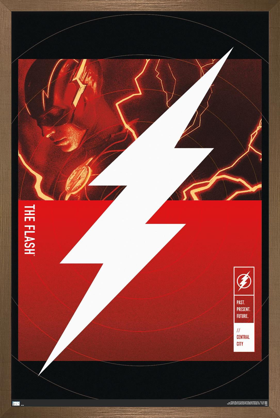 DC Comics Movie The Flash - Colorway Wall Poster, 22.375" x 34" Framed ...