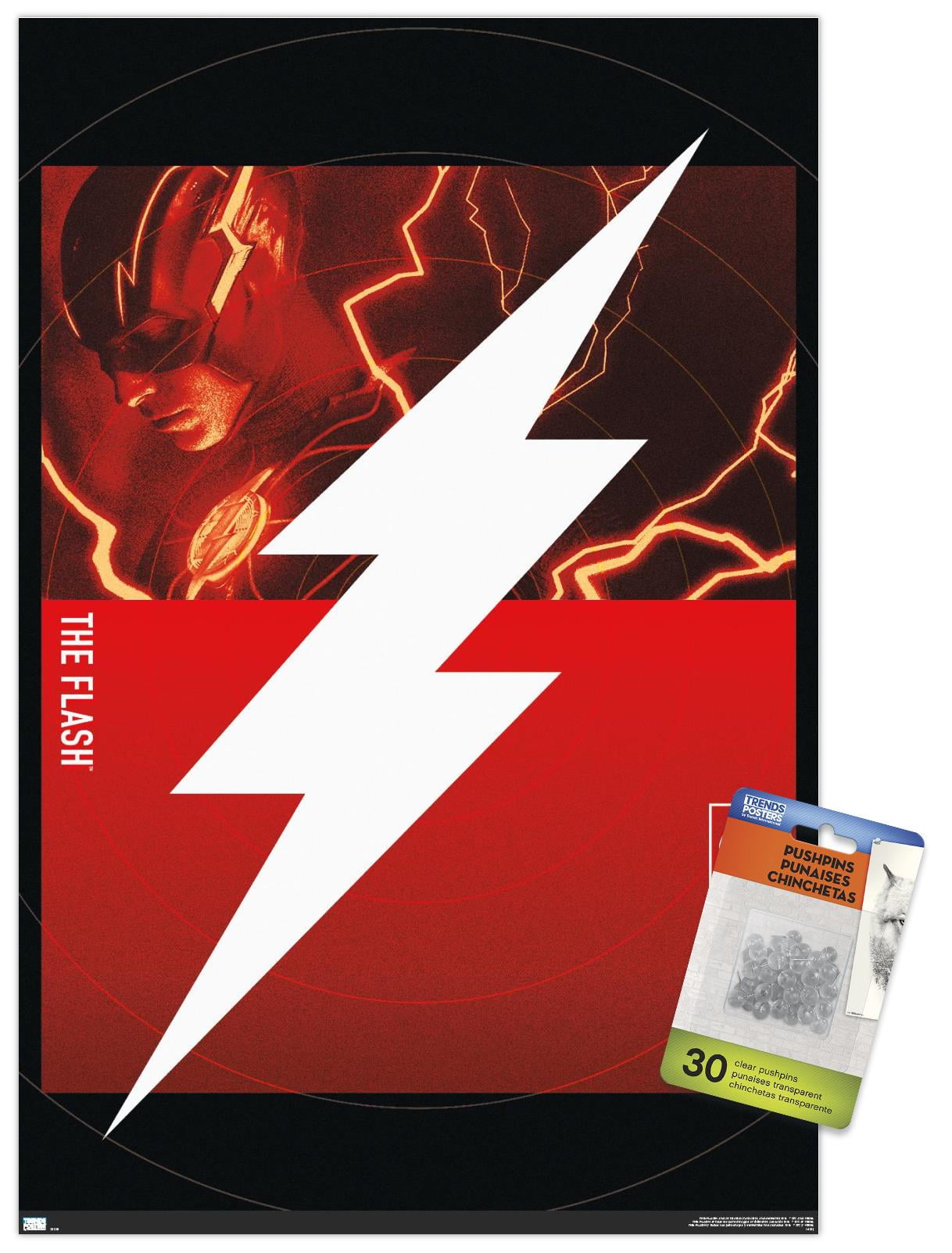 DC Comics Movie The Flash - Colorway Wall Poster with Push Pins, 14.725 ...