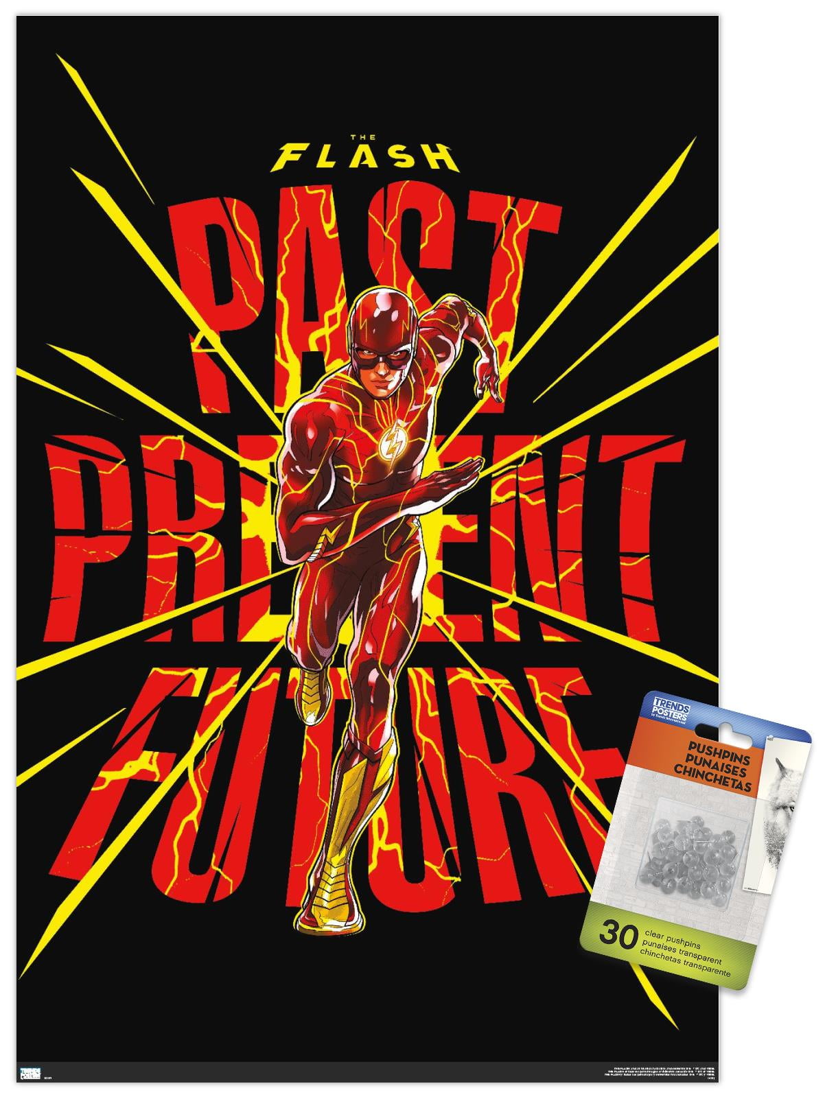 DC Comics Movie The Flash - Pointbreak Wall Poster with Push Pins, 14. ...