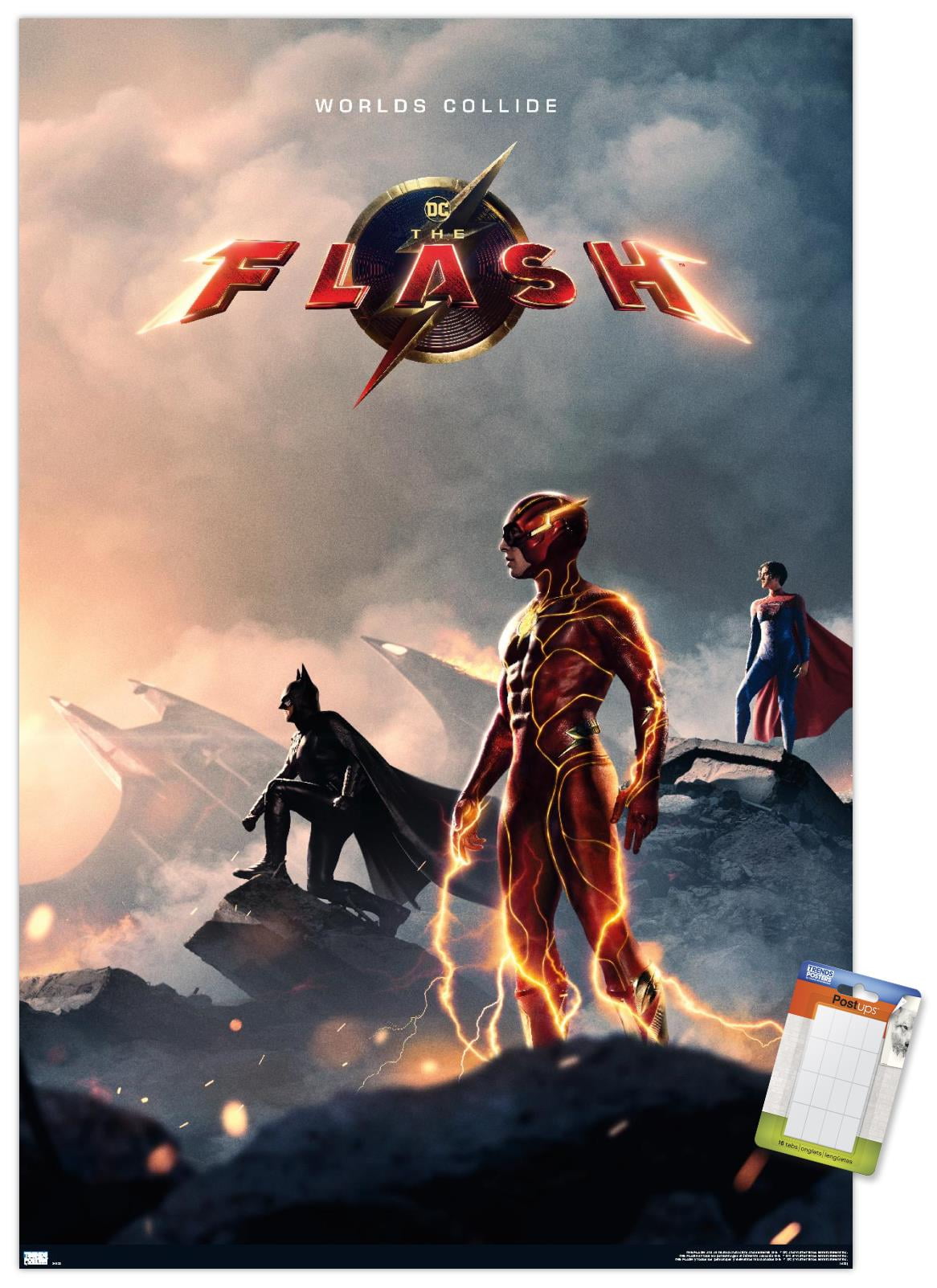DC Comics Movie The Flash - Profiles One Sheet Wall Poster, 22.375" x ...