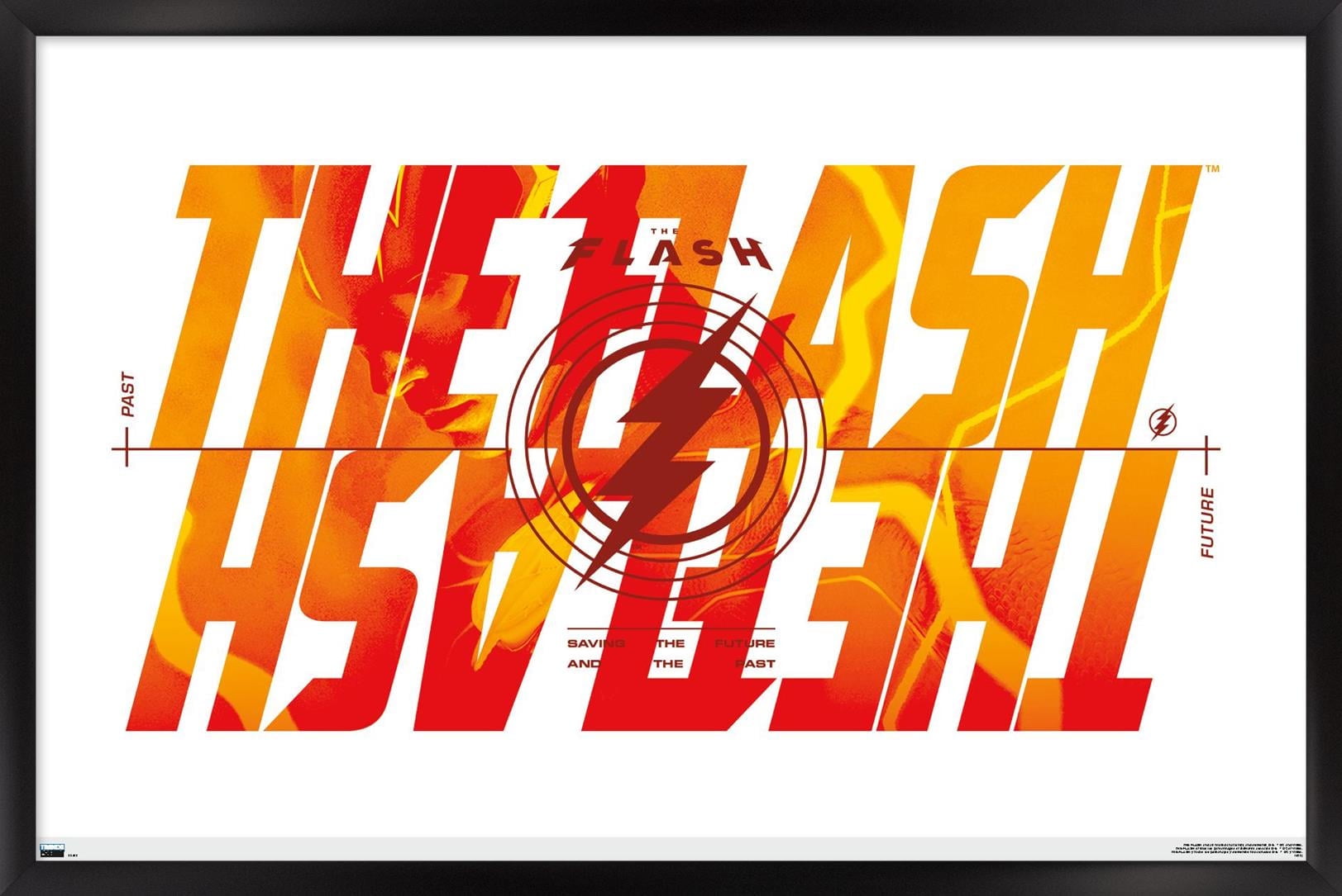 DC Comics Movie The Flash - Reverse Wall Poster, 22.375" x 34" Framed ...