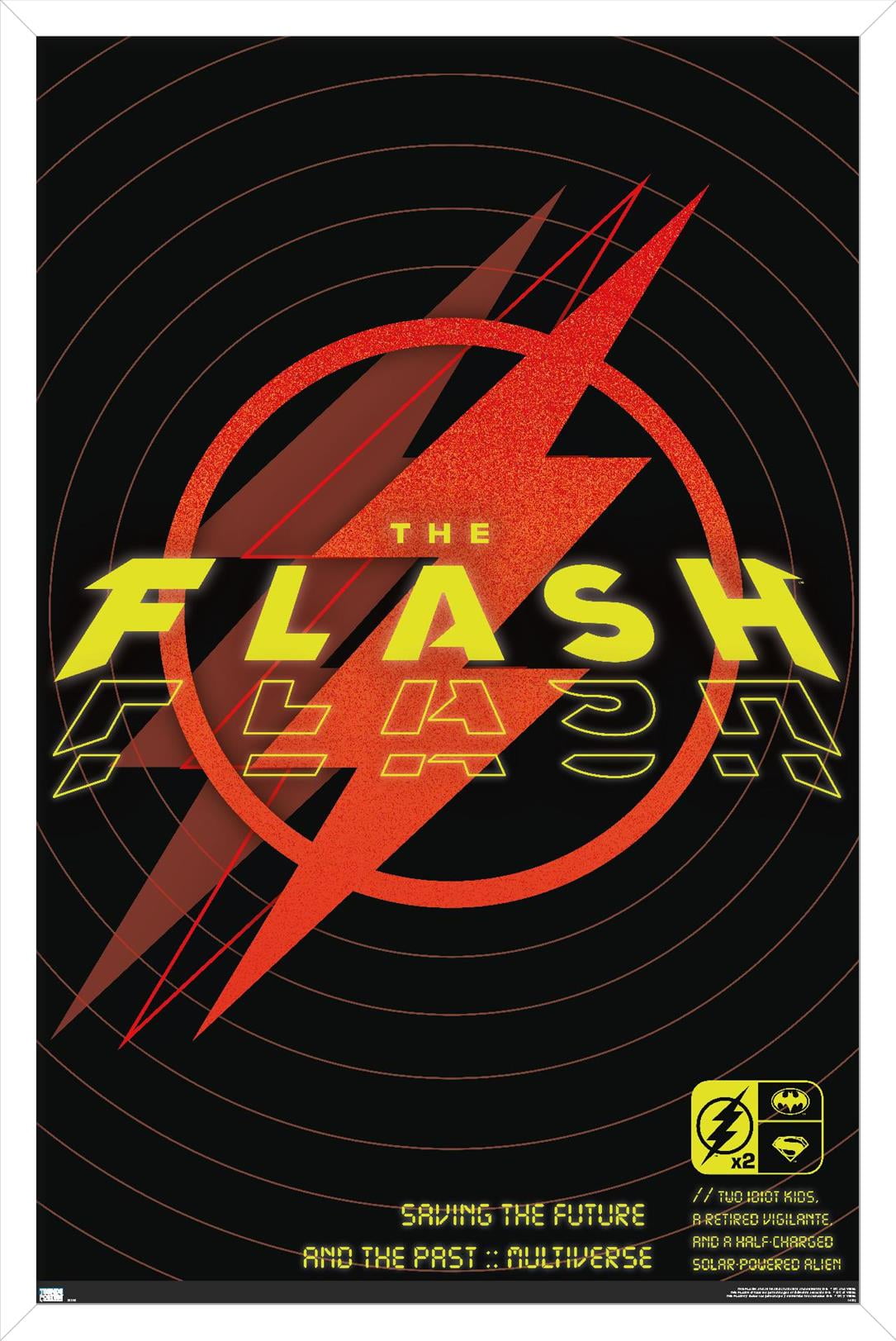 DC Comics Movie The Flash - Saving The Future & The Past Wall Poster ...