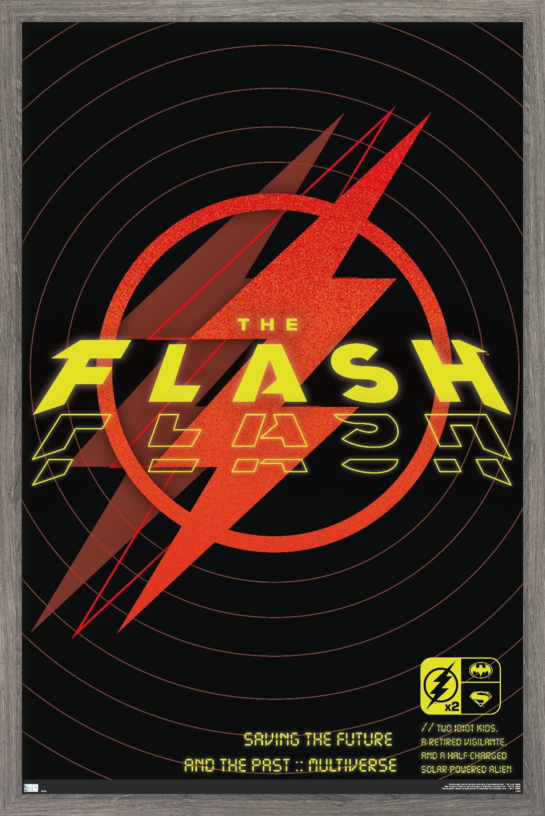 DC Comics Movie The Flash - Saving The Future & The Past Wall Poster ...