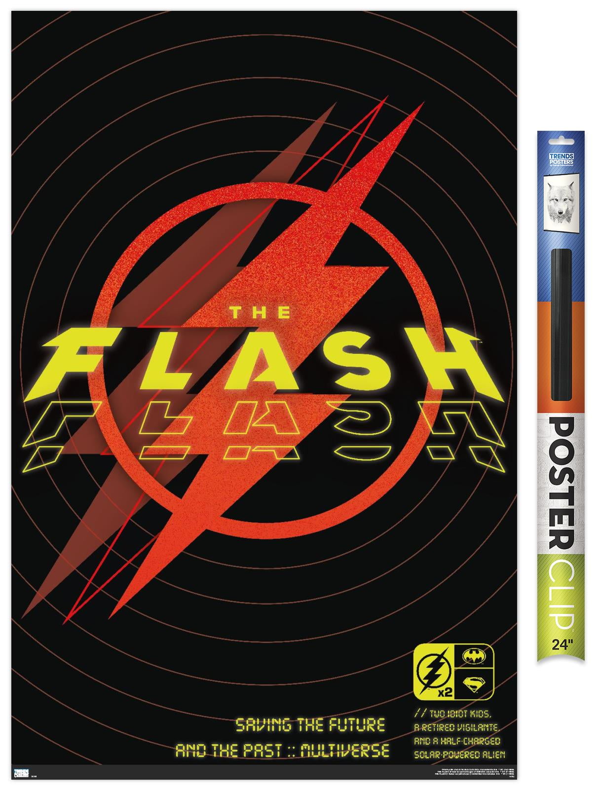 DC Comics Movie The Flash - Saving The Future & The Past Wall Poster ...