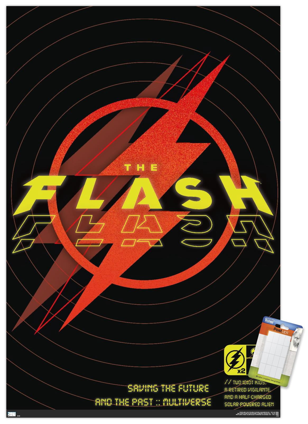 DC Comics Movie The Flash - Saving The Future & The Past Wall Poster ...
