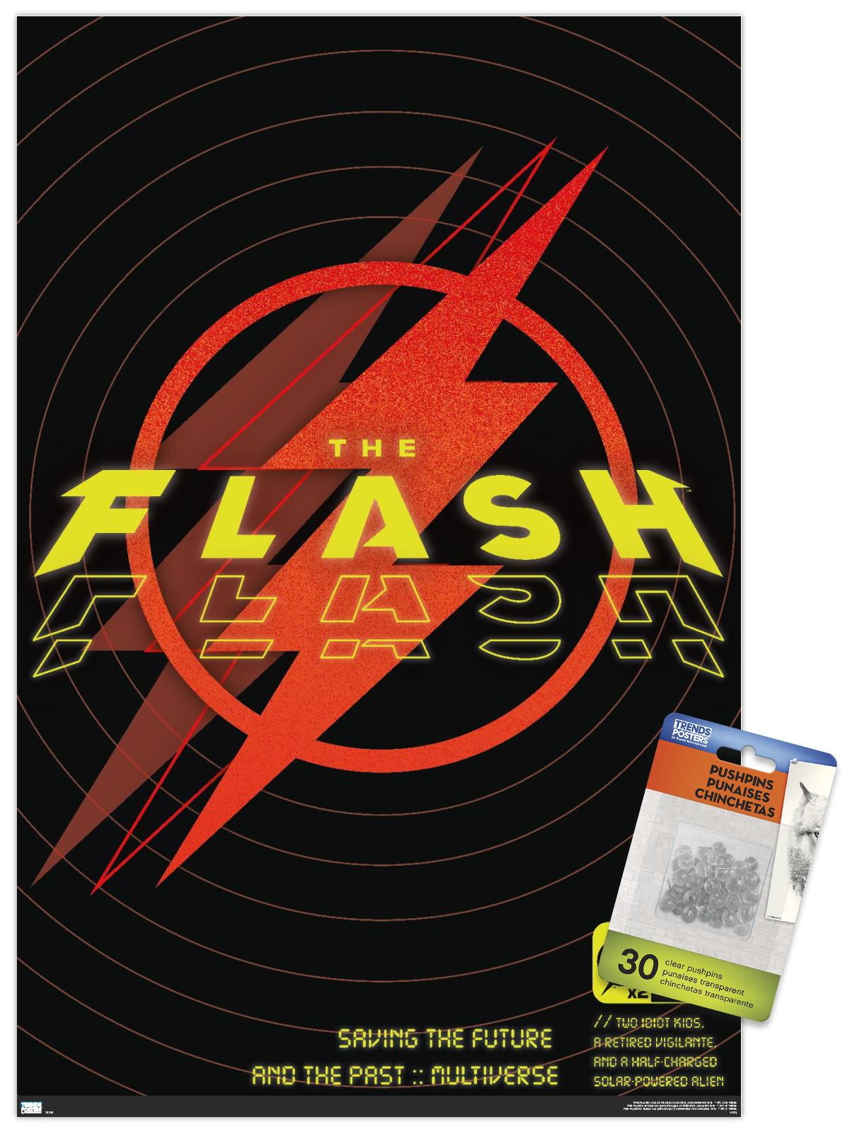 DC Comics Movie The Flash - Saving The Future & The Past Wall Poster ...