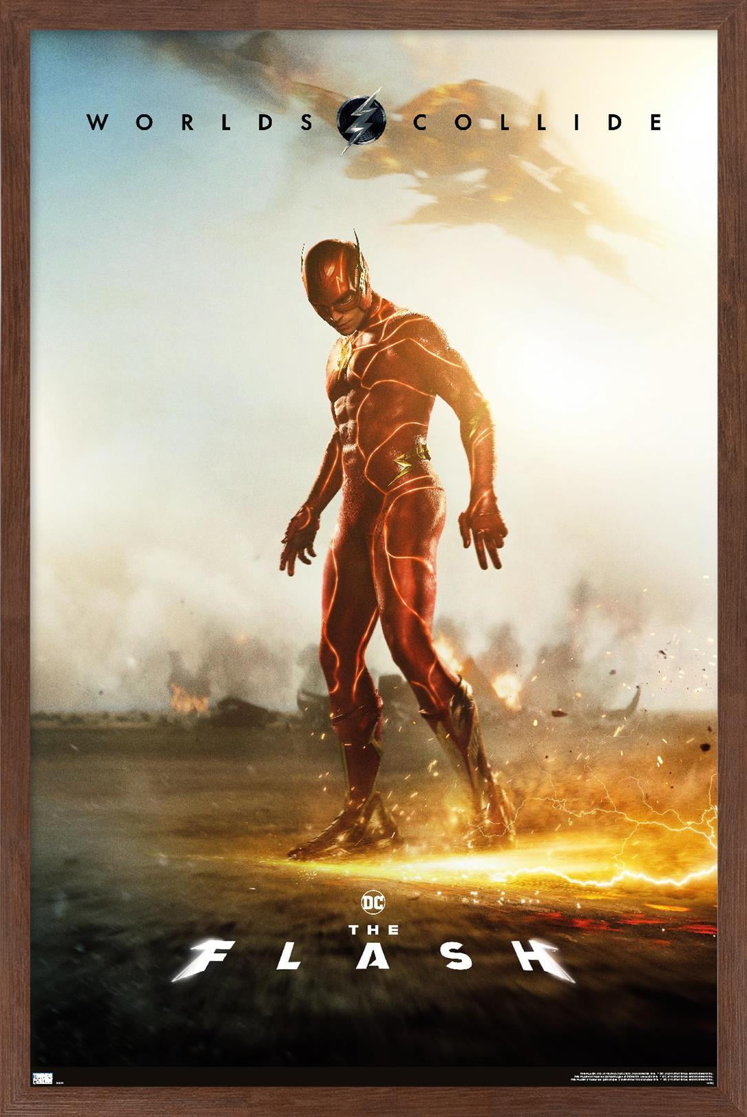 DC Comics Movie The Flash - The Flash Profile One Sheet Wall Poster, 22 ...