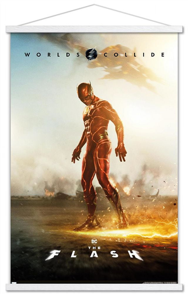 DC Comics Movie The Flash - The Flash Profile One Sheet Wall Poster ...