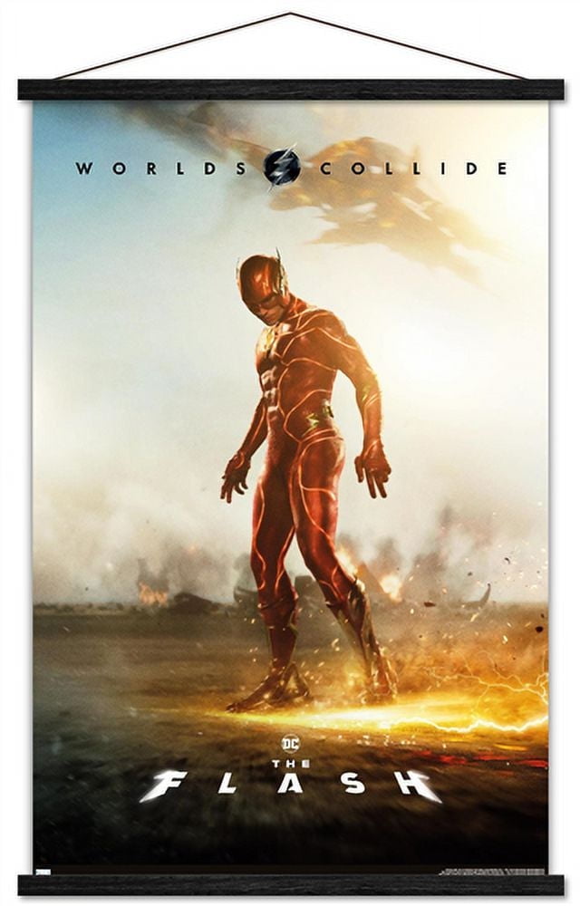 DC Comics Movie The Flash - The Flash Profile One Sheet Wall Poster ...