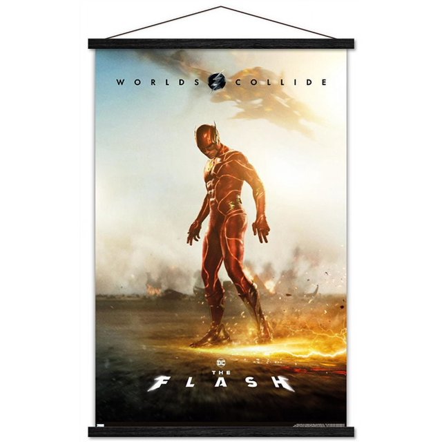 DC Comics Movie The Flash - The Flash Profile One Sheet Wall Poster ...