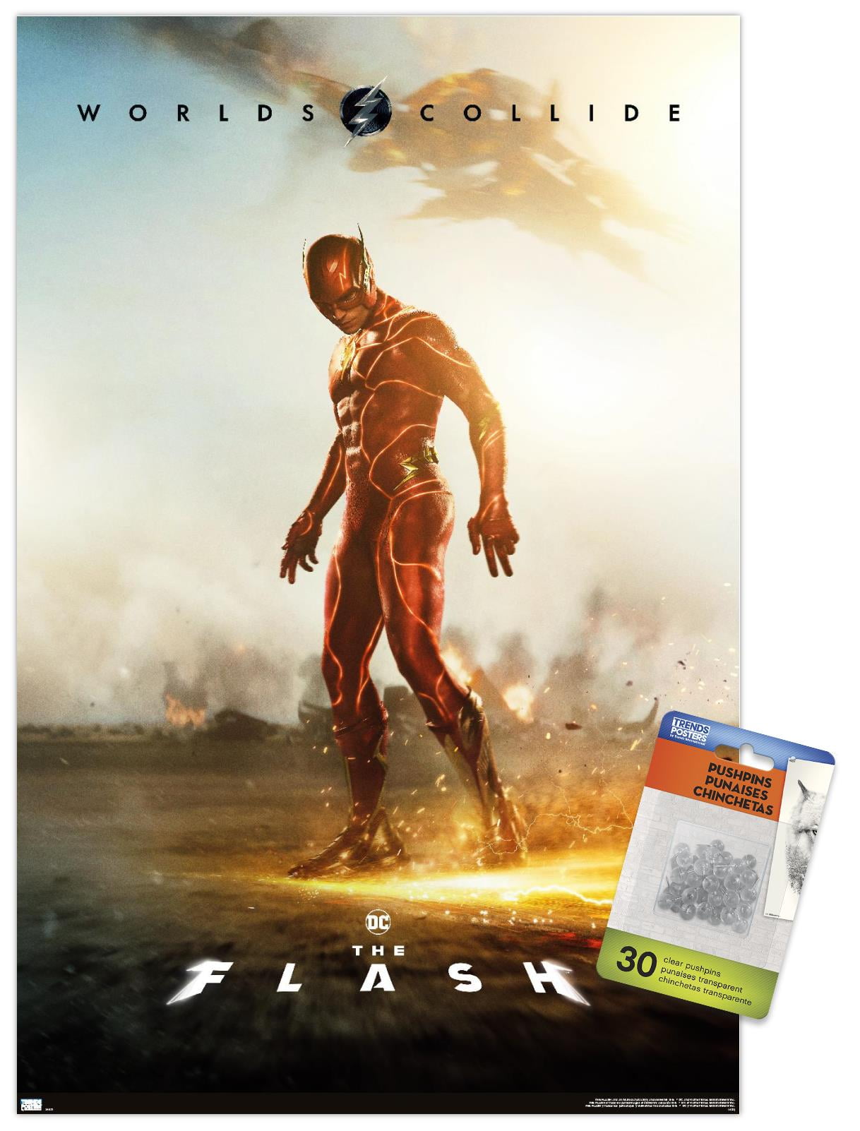 DC Comics Movie The Flash - The Flash Profile One Sheet Wall Poster ...