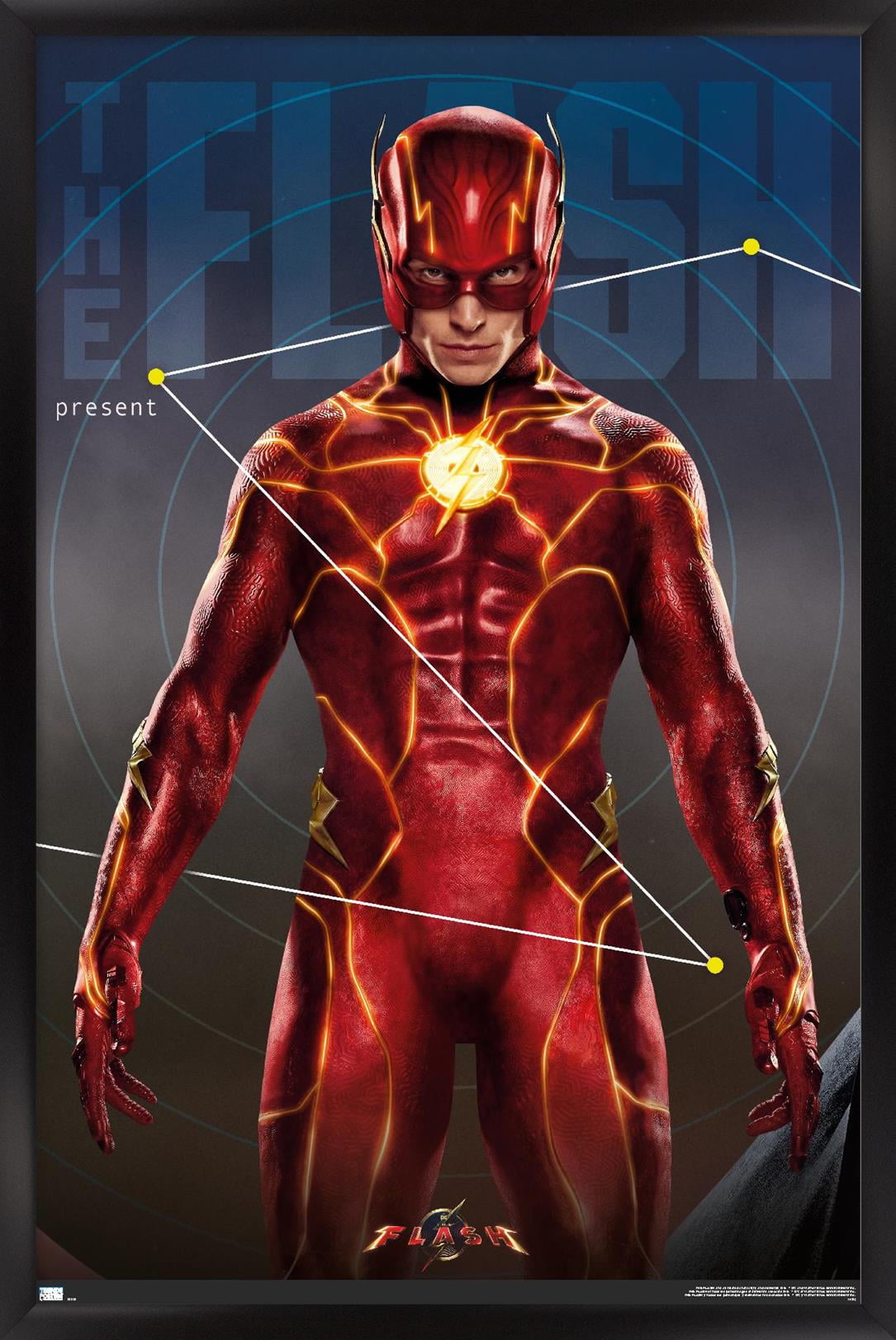DC Comics Movie The Flash - The Flash Triptych Wall Poster, 22.375" x ...