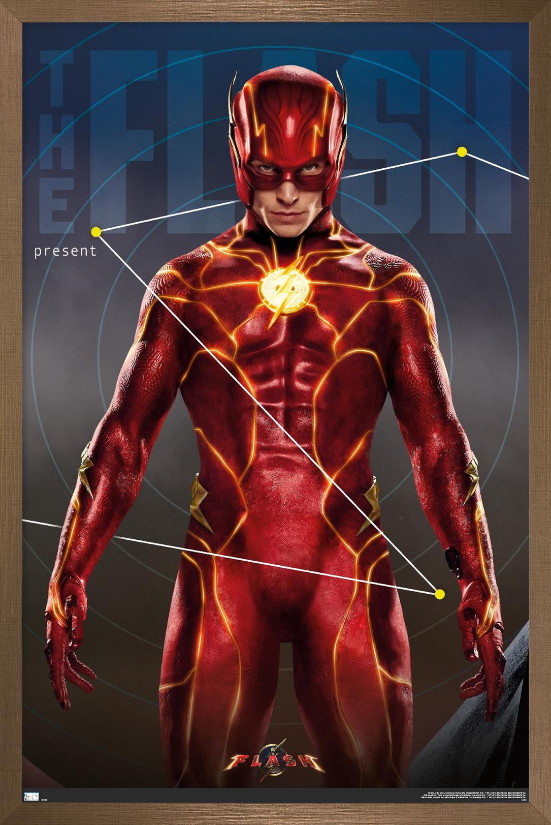 DC Comics Movie The Flash - The Flash Triptych Wall Poster, 22.375" x ...