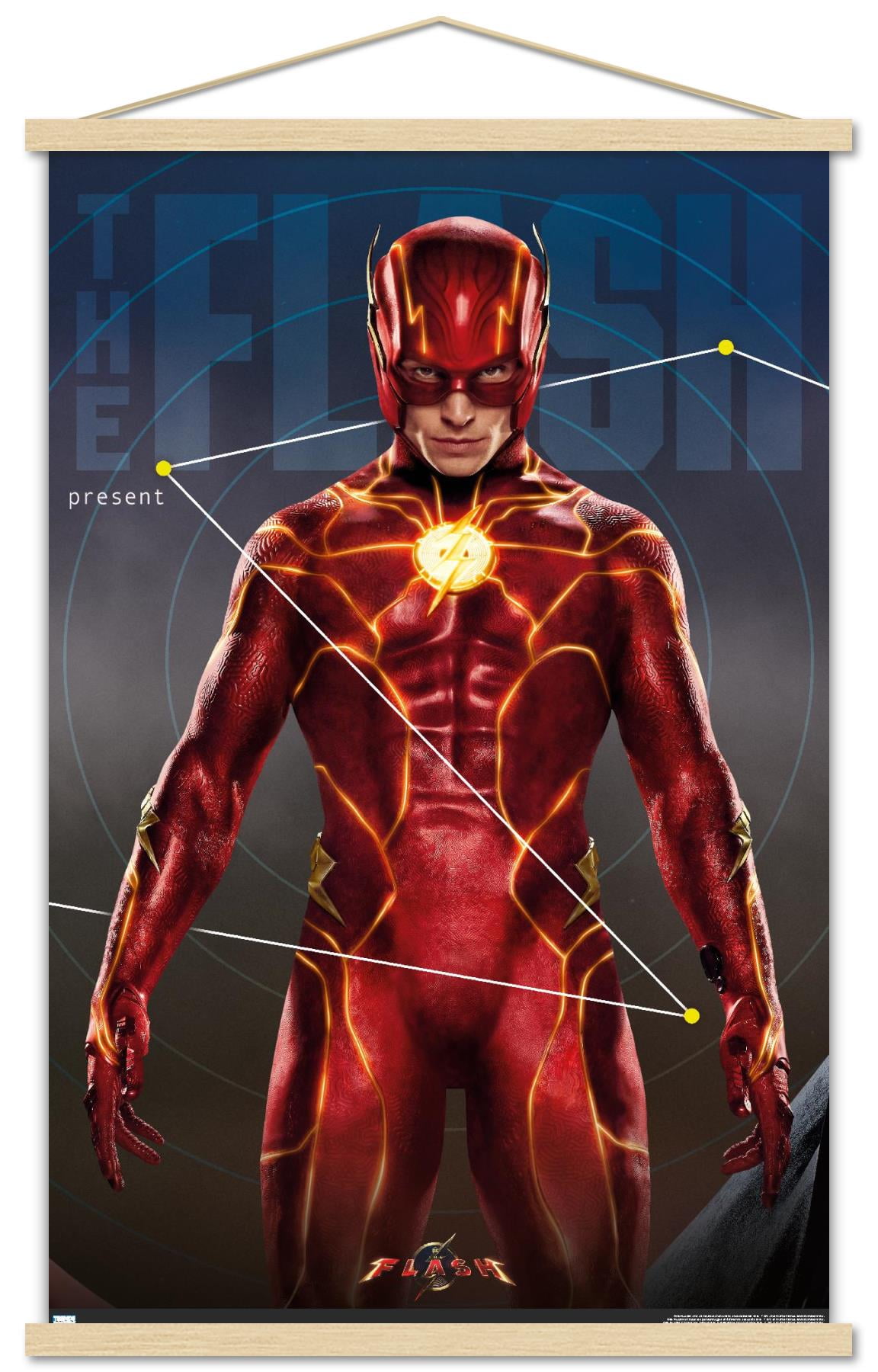 DC Comics Movie The Flash - The Flash Triptych Wall Poster with ...