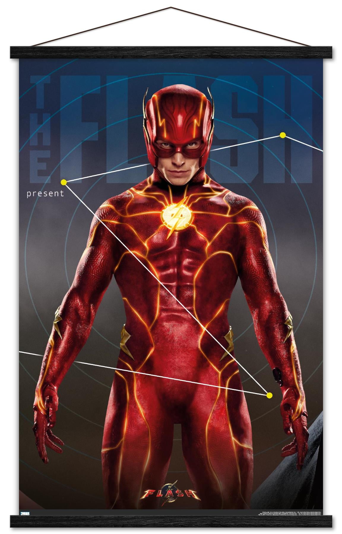 DC Comics Movie The Flash - The Flash Triptych Wall Poster with ...
