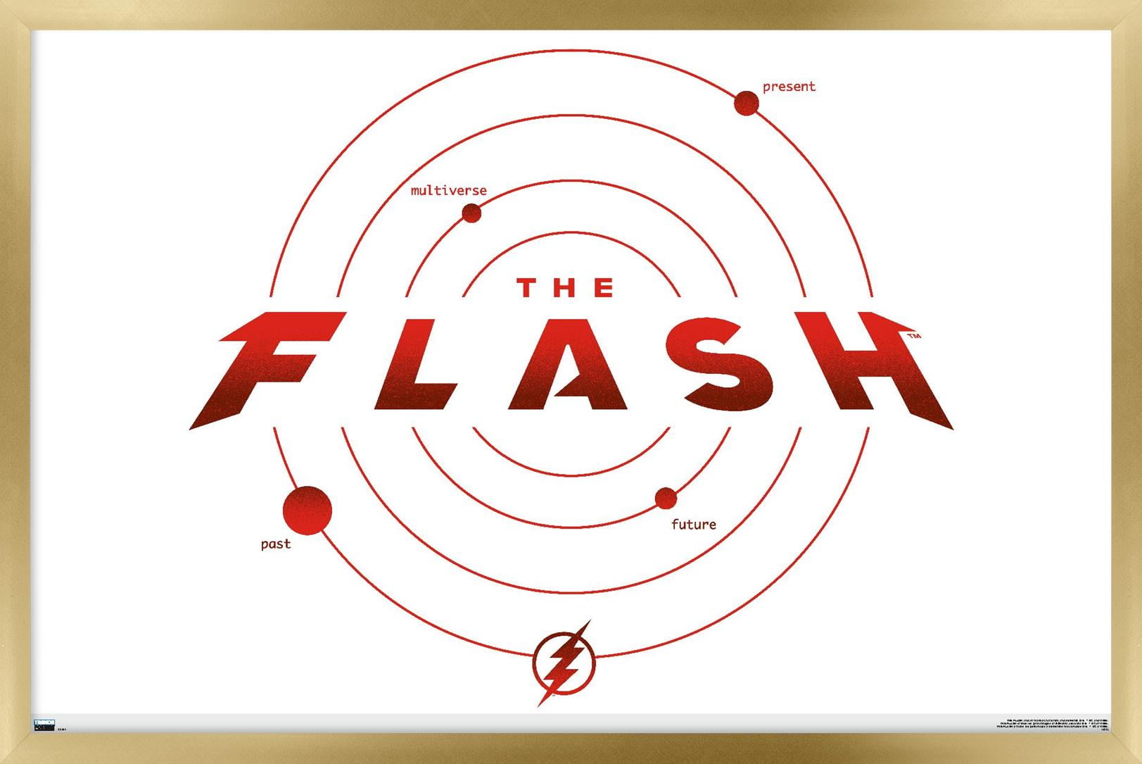 DC Comics Movie The Flash - The Timeline Wall Poster, 14.725" x 22.375 ...