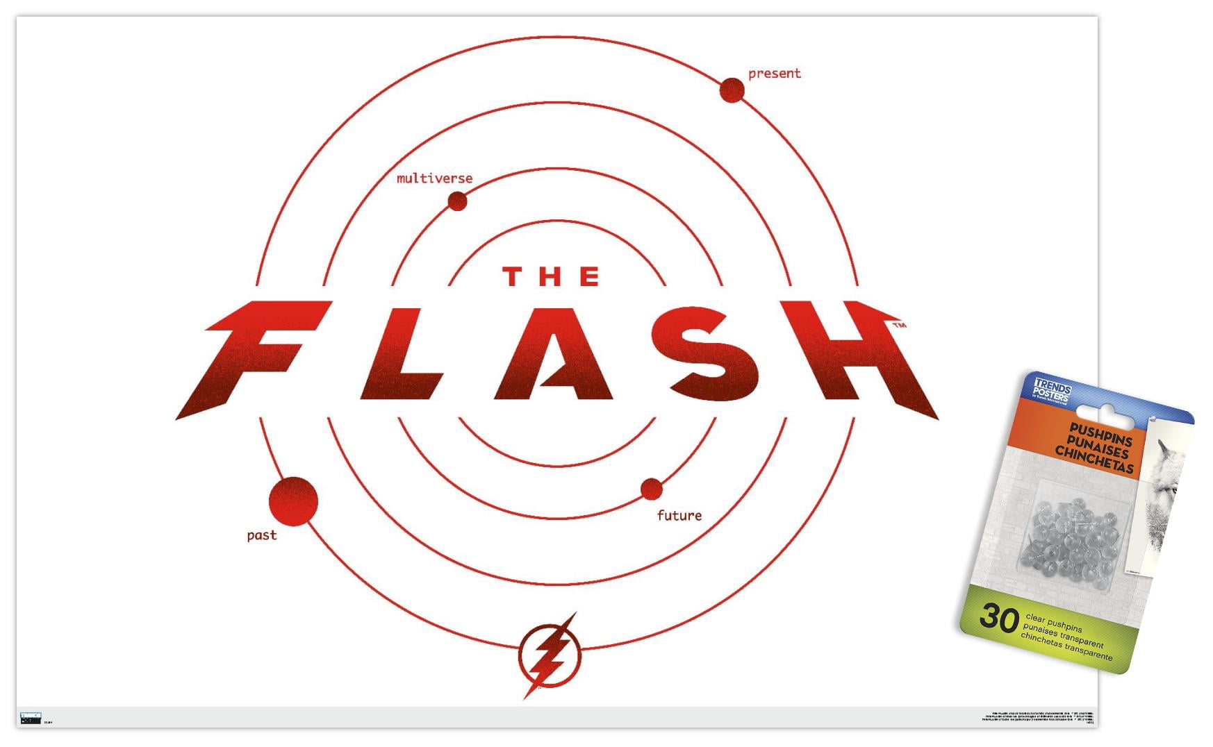 DC Comics Movie The Flash - The Timeline Wall Poster with Push Pins, 14 ...
