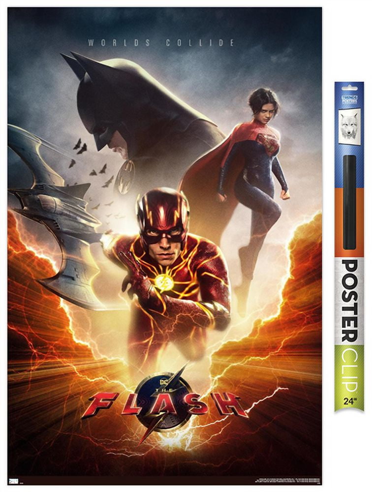 DC Comics Movie The Flash - Trio One Sheet Wall Poster, 22.375" x 34 ...