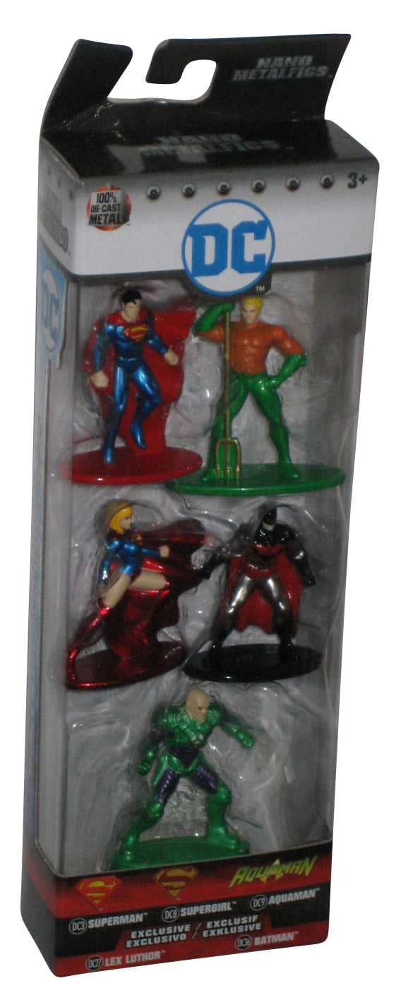 DC Comics Nano Metalfigs Jada Toys Diecast Mini Figure 5-Pack Set ...