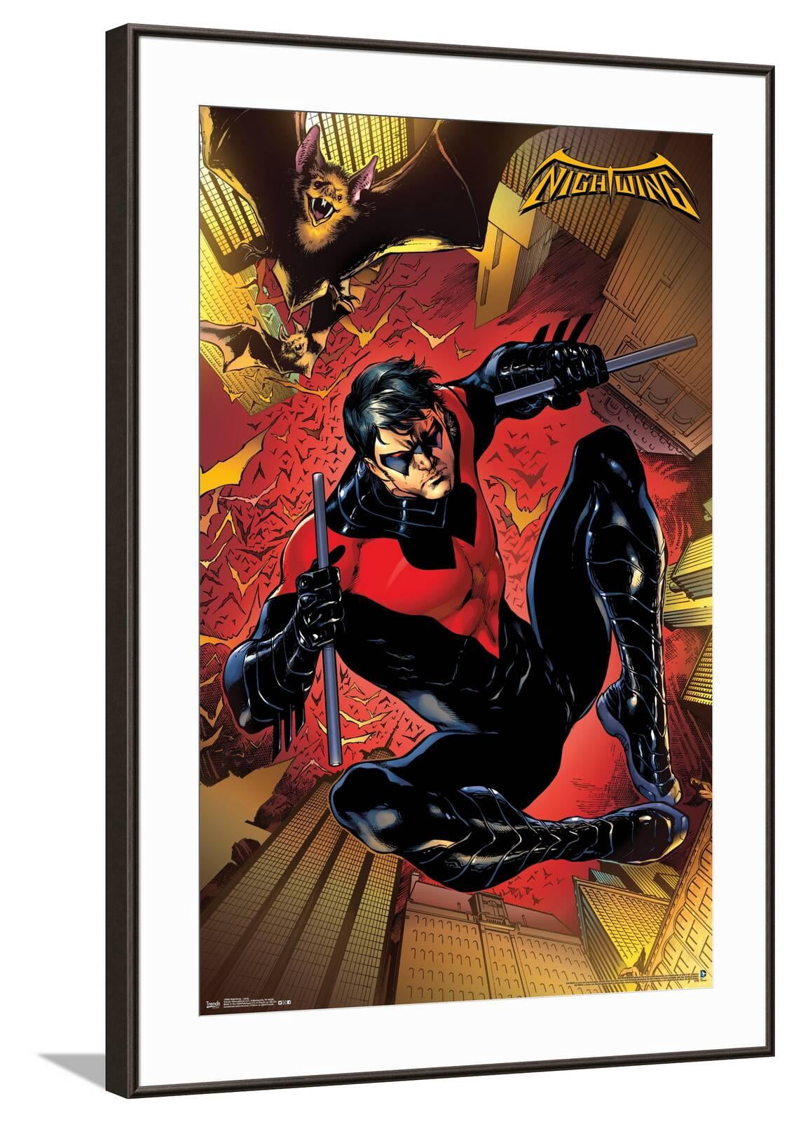 DC Comics Nightwing - Jump Canvas Wall Poster, 22.375" x 34" - Walmart.com