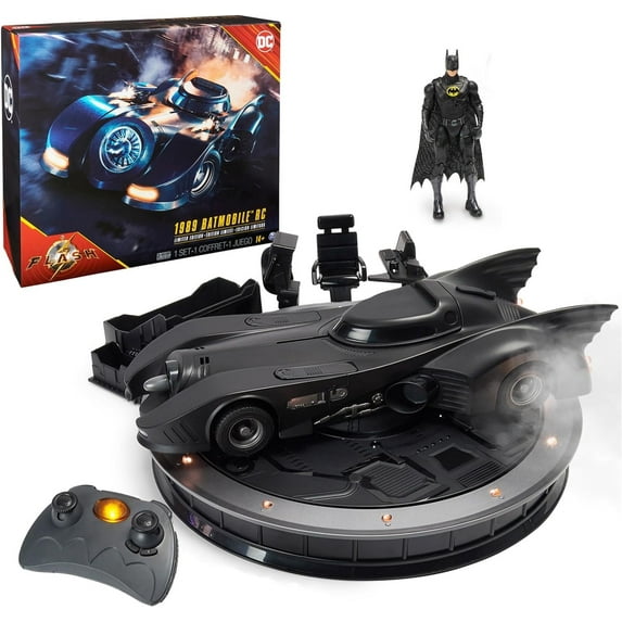 DC Comics Batman Remote Control Car Toy: Limited Edition 1989 Batmobile ...