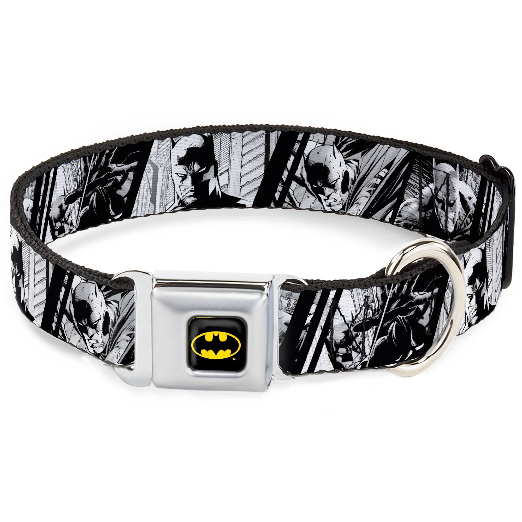 DC Comics Pet Collar, Dog Collar Metal Seatbelt Buckle, Batman Hush ...