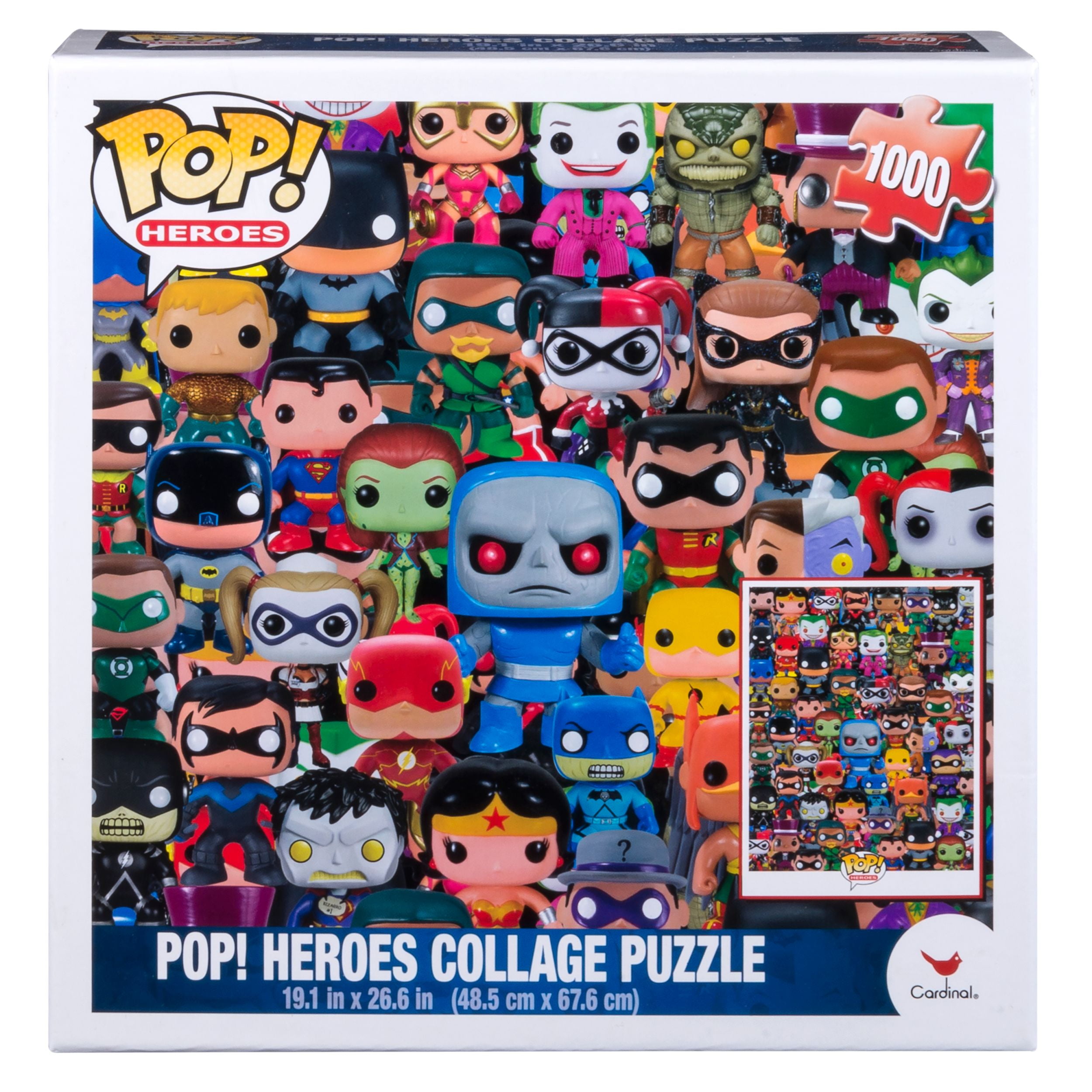 DC Comics Pop! Vinyl Collage 1000 Piece Puzzle - Walmart.com