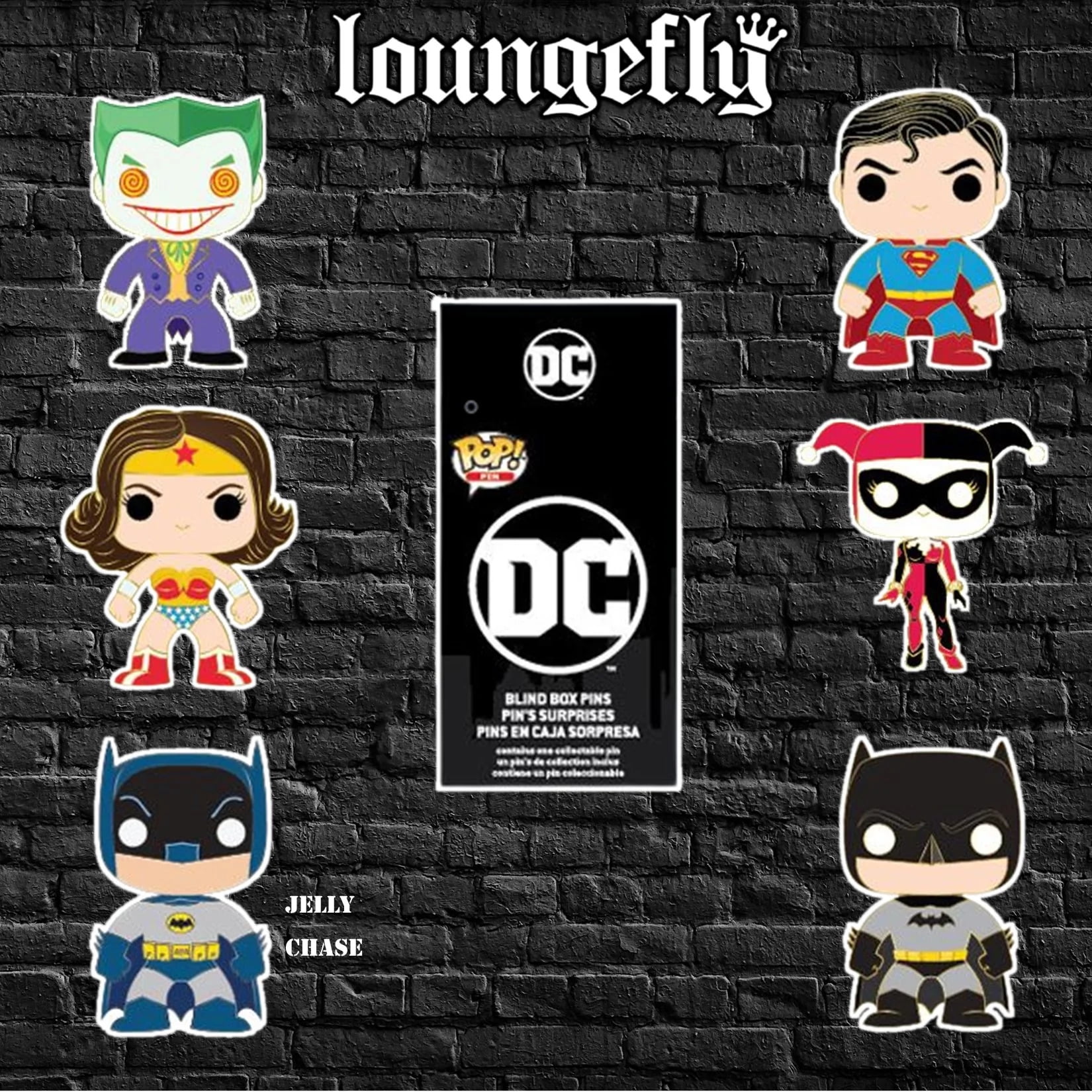 DC Comics Pop! by Loungefly Random Blind Box Enamel Pin - Walmart.com