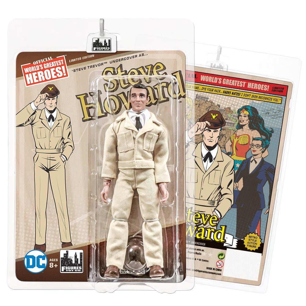 DC Comics Retro 8 Inch Action Figure Series: Steve Trevor [Undercover ...